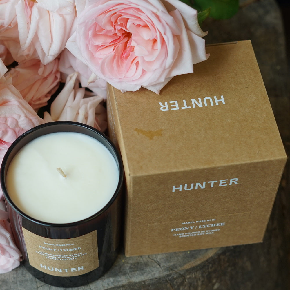 Hunter Candle Peony/ Lychee – Fleur de Flo