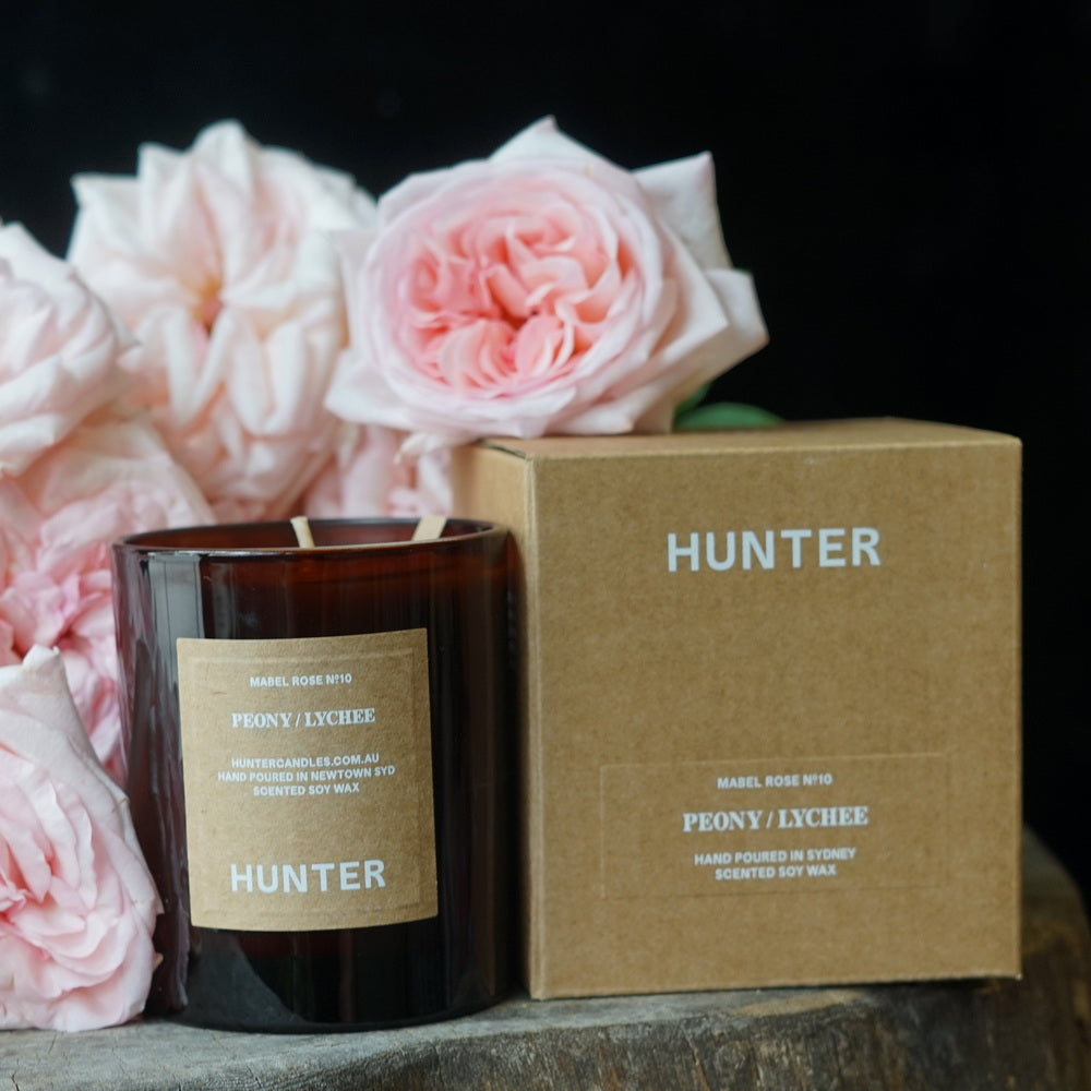Hunter Candle Peony/ Lychee – Fleur de Flo